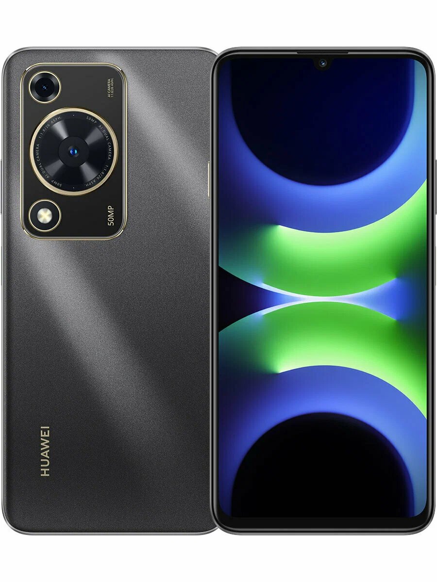 Смартфон Huawei Nova Y63 6/128 ГБ Ростест, Dual nano SIM, чёрный. Витринный образец!