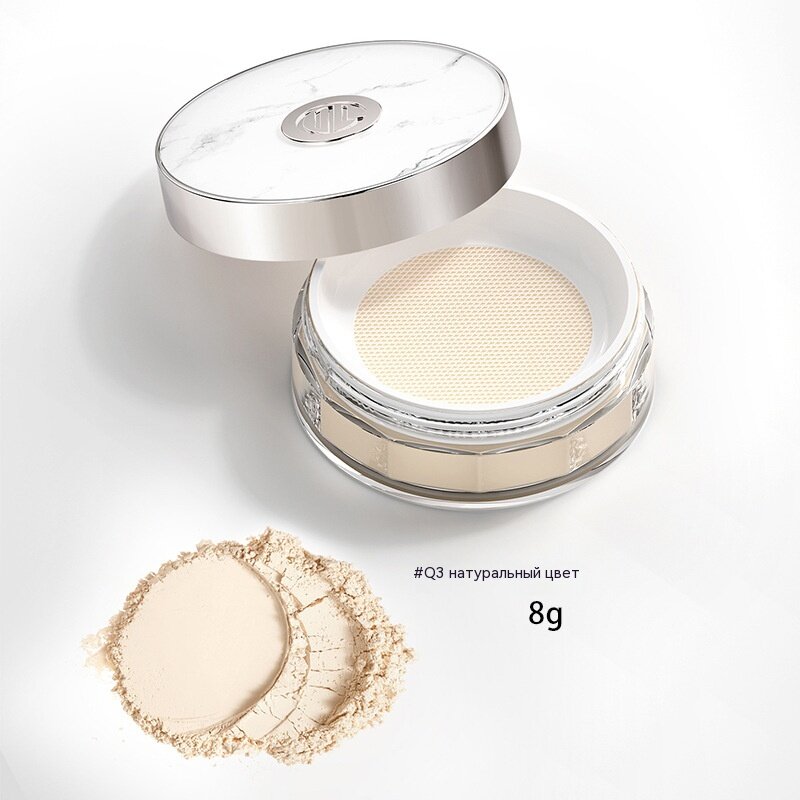 Рассыпчатая пудра myg loose powder не содержит присыпки, контролирует жирность, защищает от пота и водонепроницаемости Q3# Прирождённый цвет