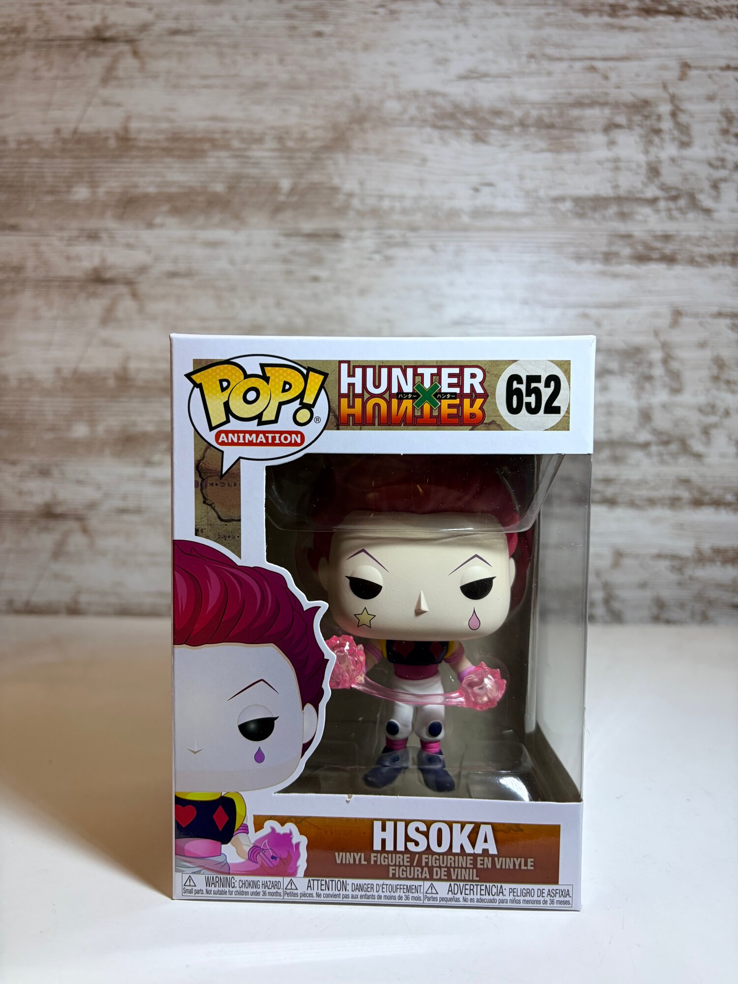 Коллекционная фигурка Funko POP! Animation Hunter x Hunter Hisoka №652 (Хисока) виниловая, оригинал