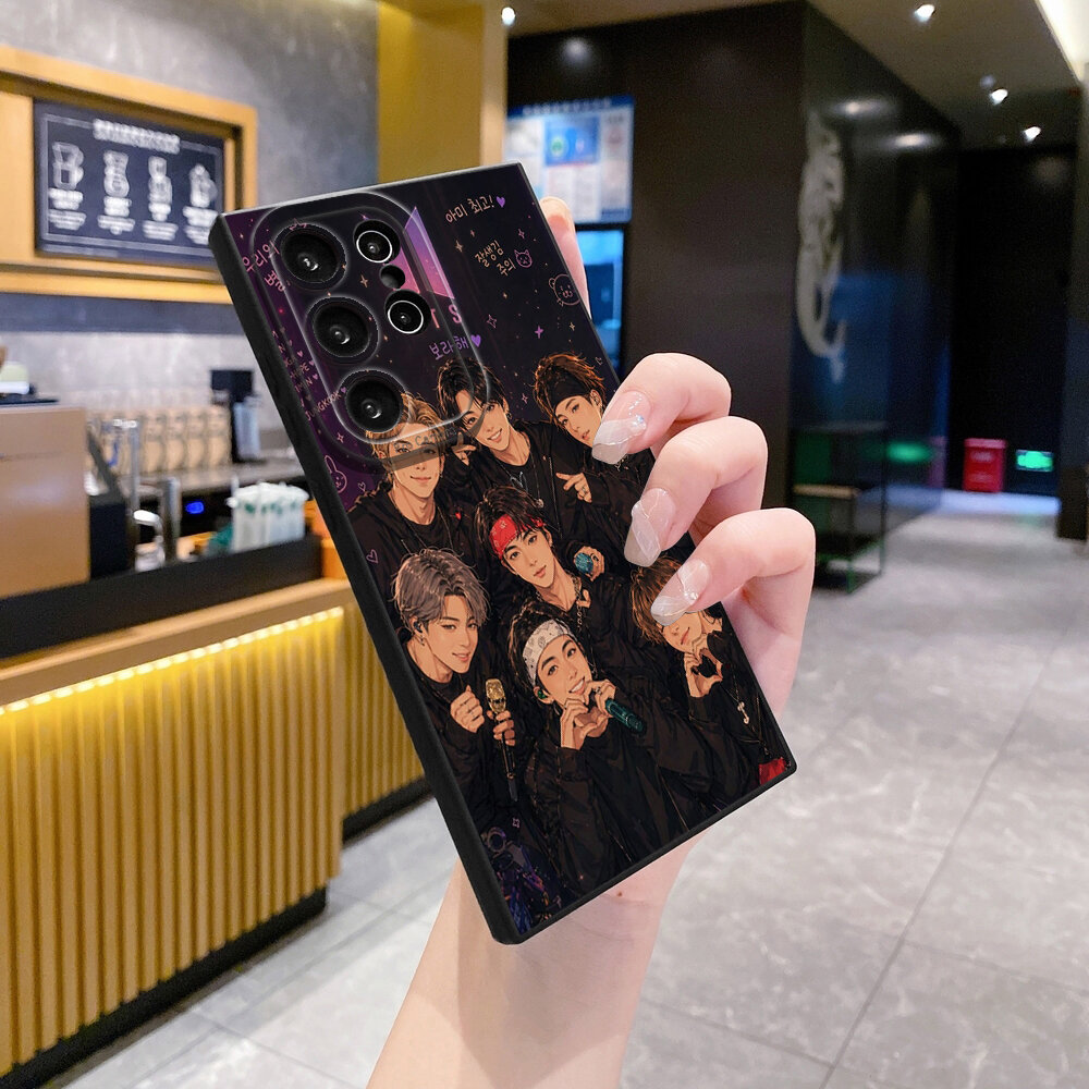 Чехол для телефона Samsung Galaxy S26 Ultra с симпатичным принтом BTS BT21 в мягкой обложке