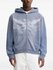 Худи AllSaints, размер 46, , Синий принт