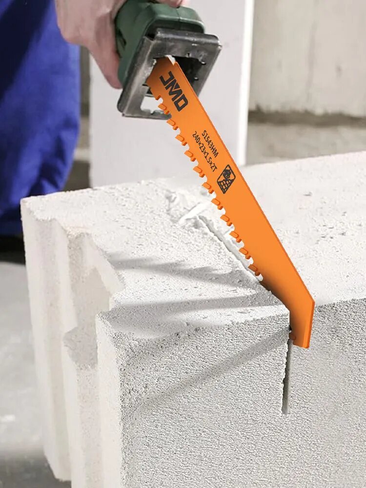 Полотно пильное JMD S1543HM 240 мм для кирпича, 1 шт, толщина 1.5 мм, ширина 23 мм