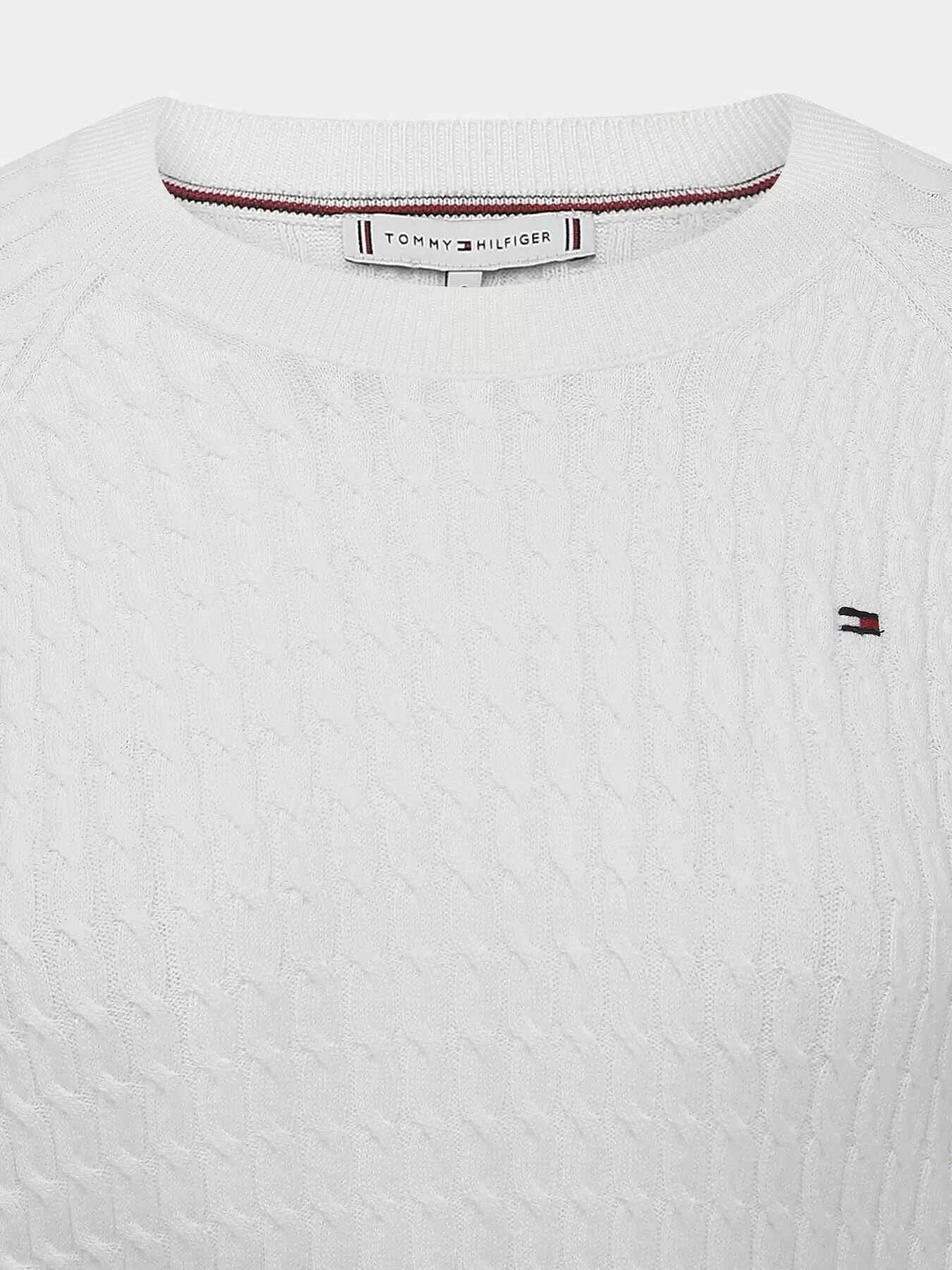 Джемпер TOMMY HILFIGER Весна-лето 2025, размер L, белый — фото 1