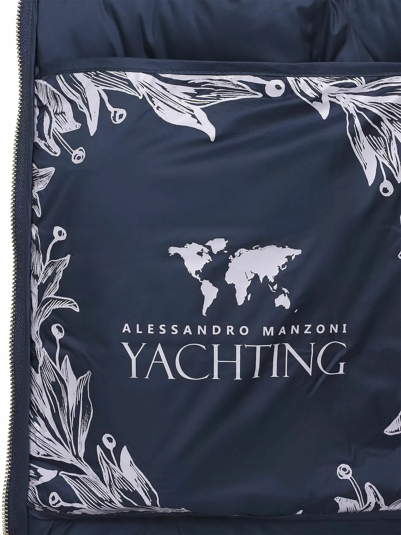 Пуховик Alessandro Manzoni Yachting, размер 40, темно-синий — фото 1