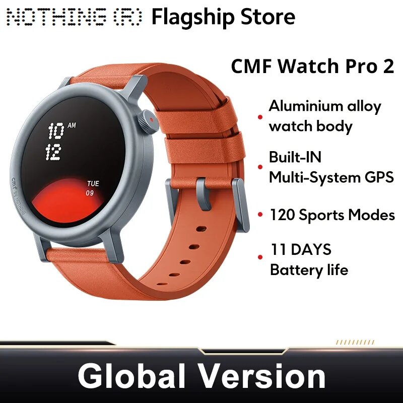 CMF Watch Pro 2 Черный, Dark Grey, 11 дней