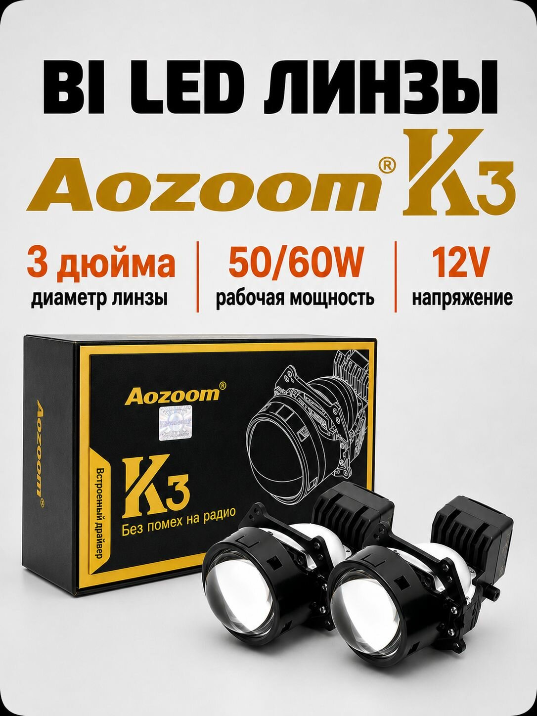 Линзы Aozoom K3
