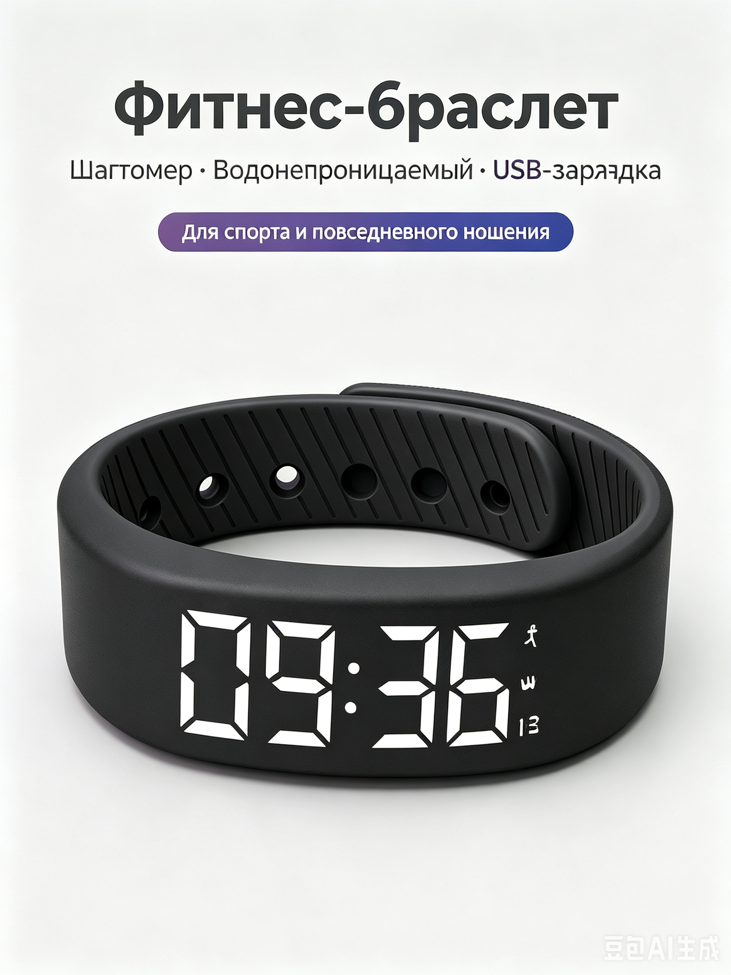 Умный браслет, водонепроницаемая функция, быстрый способ зарядки, 215 * 17 * 8 мм