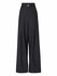 Брюки FENDI Black pinstriped wool trousers, размер 42