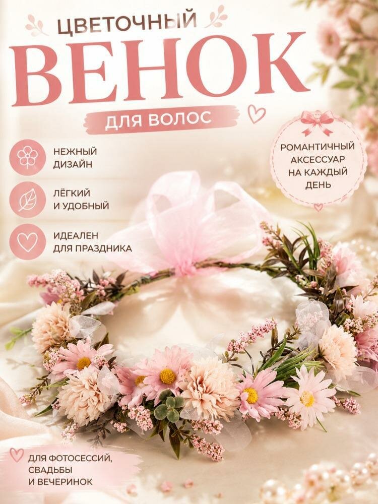 Новая гирлянда на голове, ретро аксессуары для волос