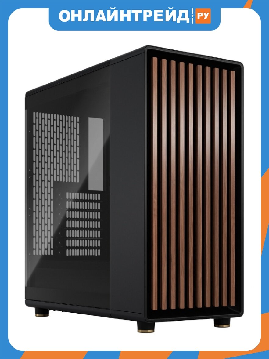 Корпус Fractal Design North Charcoal Black TG Dark Tint FD-C-NOR1C-02
