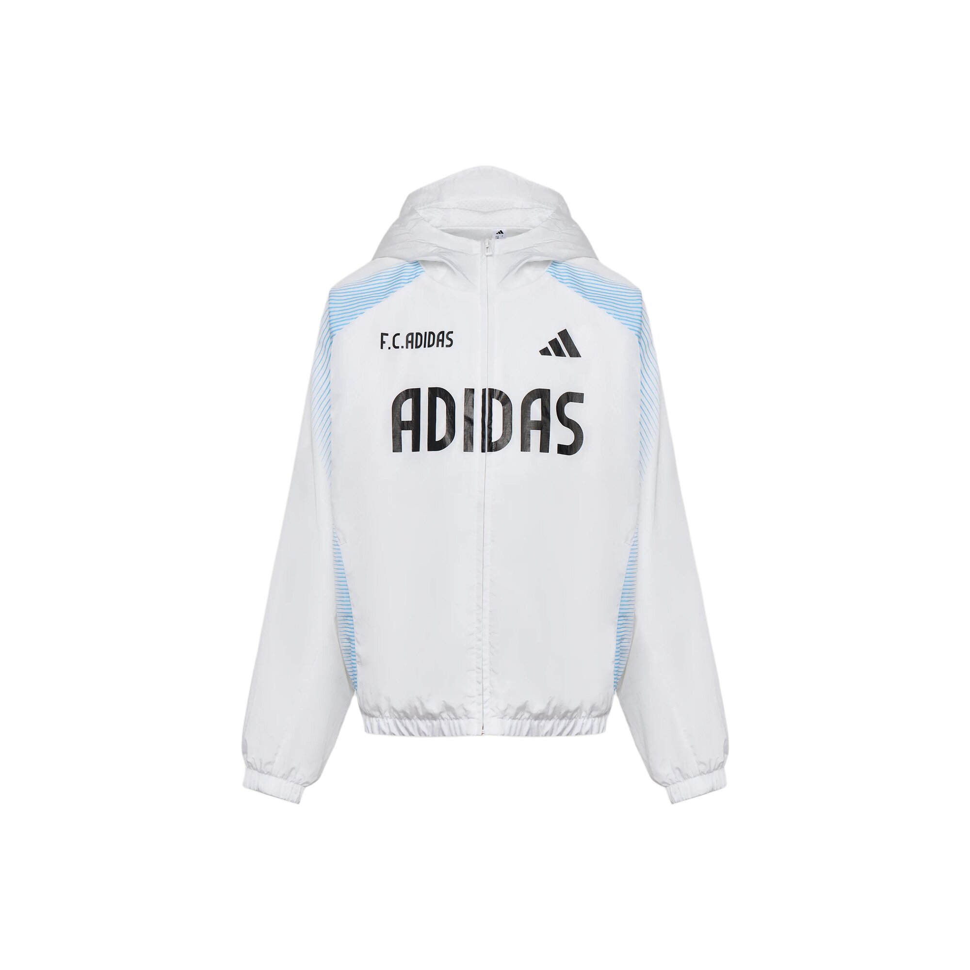 Куртка adidas, размер 128, белый,