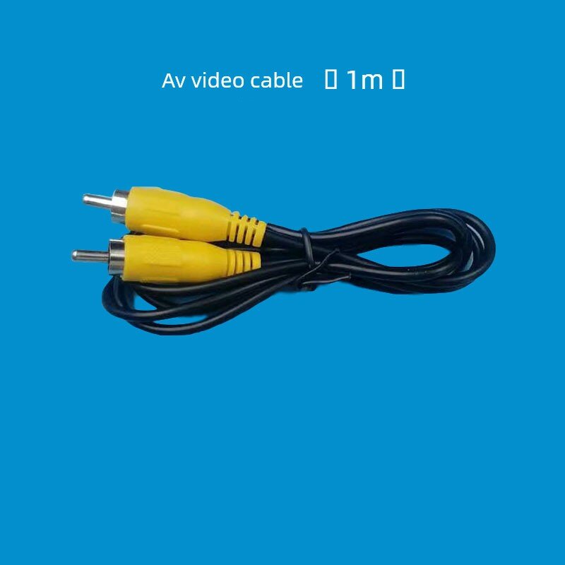 Кабель видео AV 1 м с разъемом RCA, без провода триггера для систем заднего обзора автомобиля
