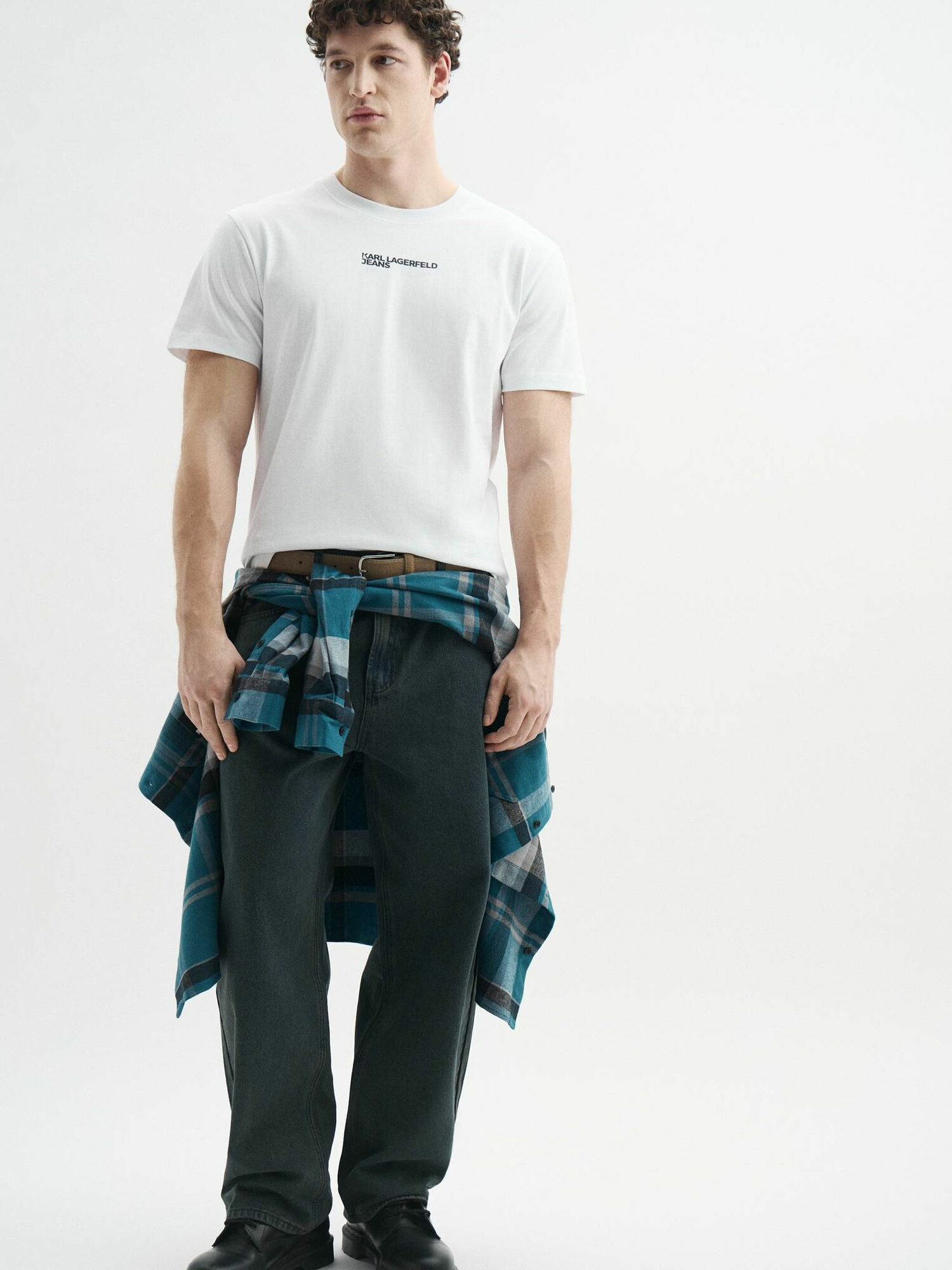 Футболка KARL LAGERFELD JEANS, 1 шт., размер L, белый — фото 1