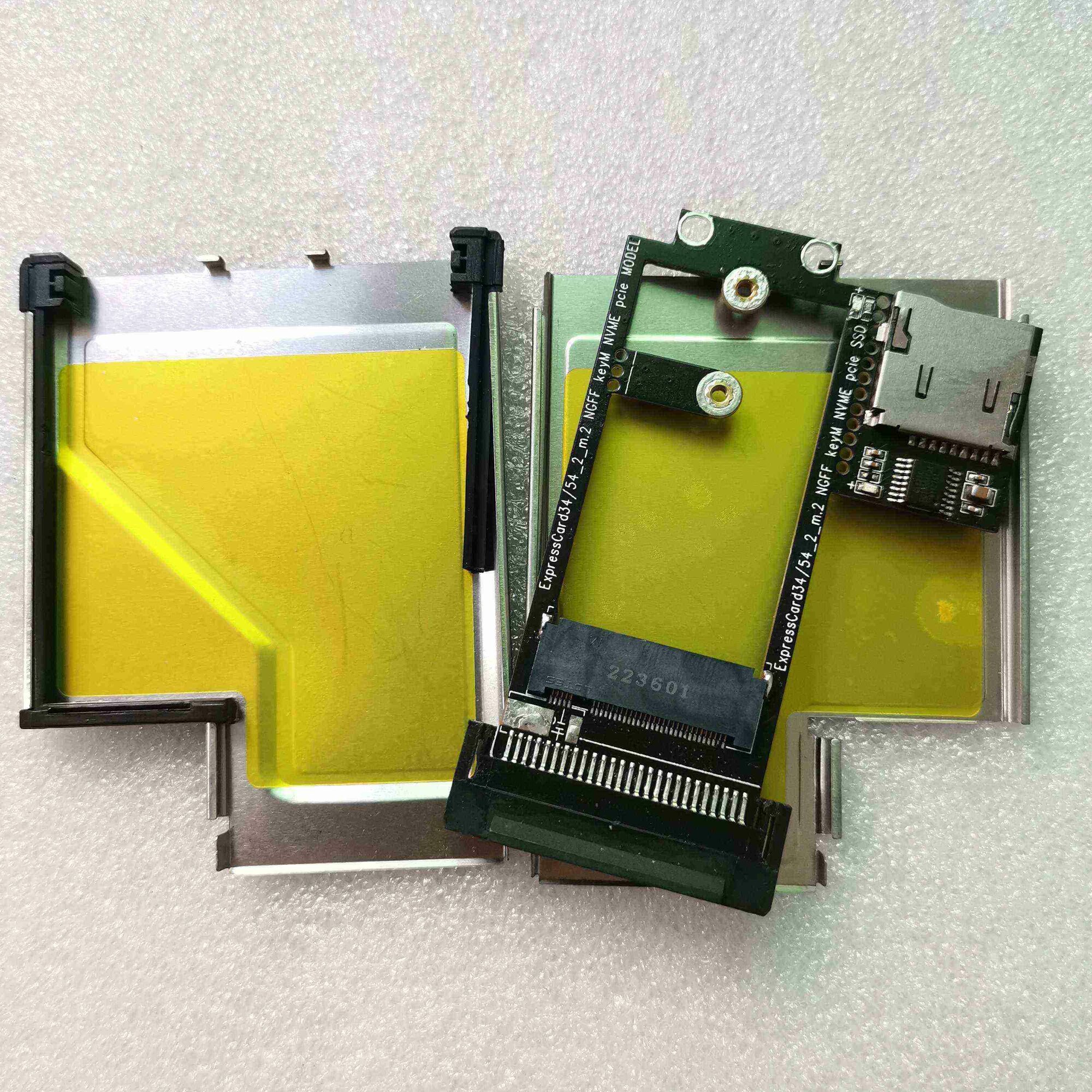 Интерфейс ExpressCard преобразован в интерфейс NVME SSD M.2 Key M адаптер ExpressCard M.2 NVMe переходник конвертер