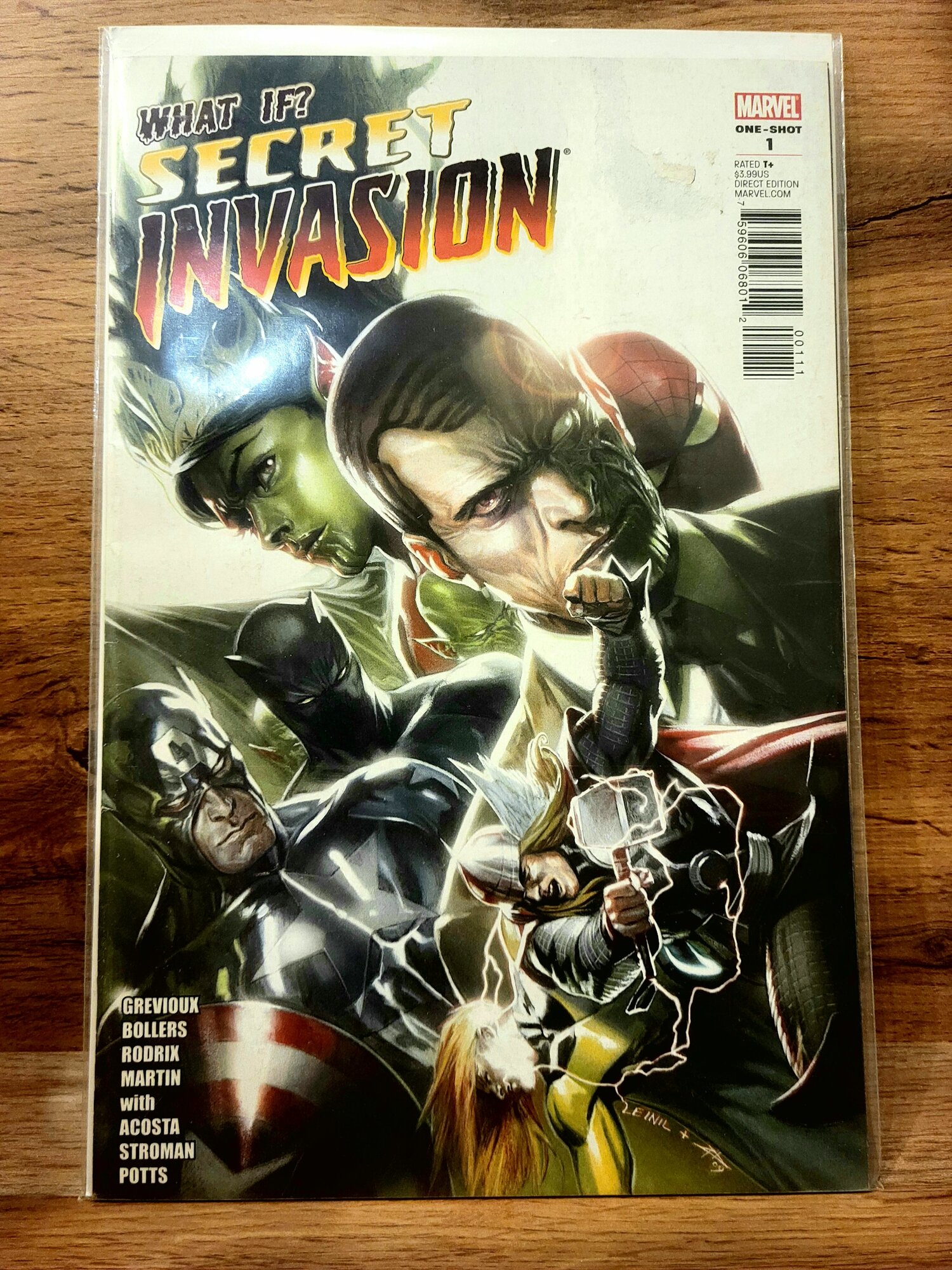 Secret Invasion #1. Оригинальный Комикс.