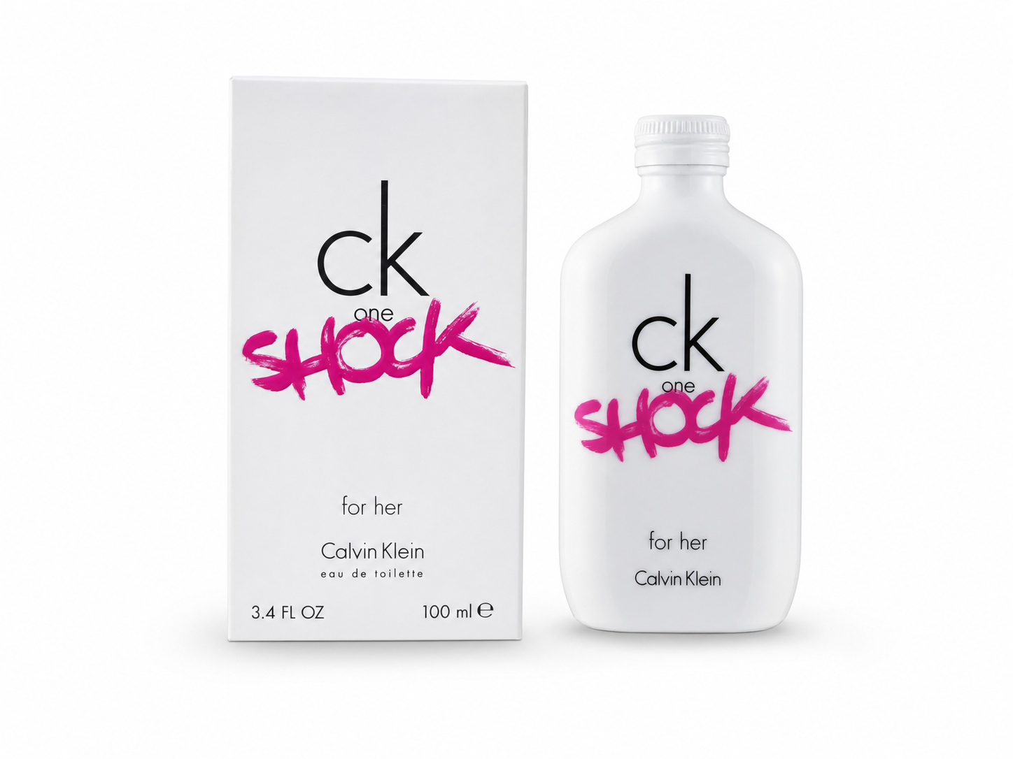 Calvin Klein Туалетная вода CK One Shock For Her Eau de Toilette, 100 мл (без слюды в белой коробке)