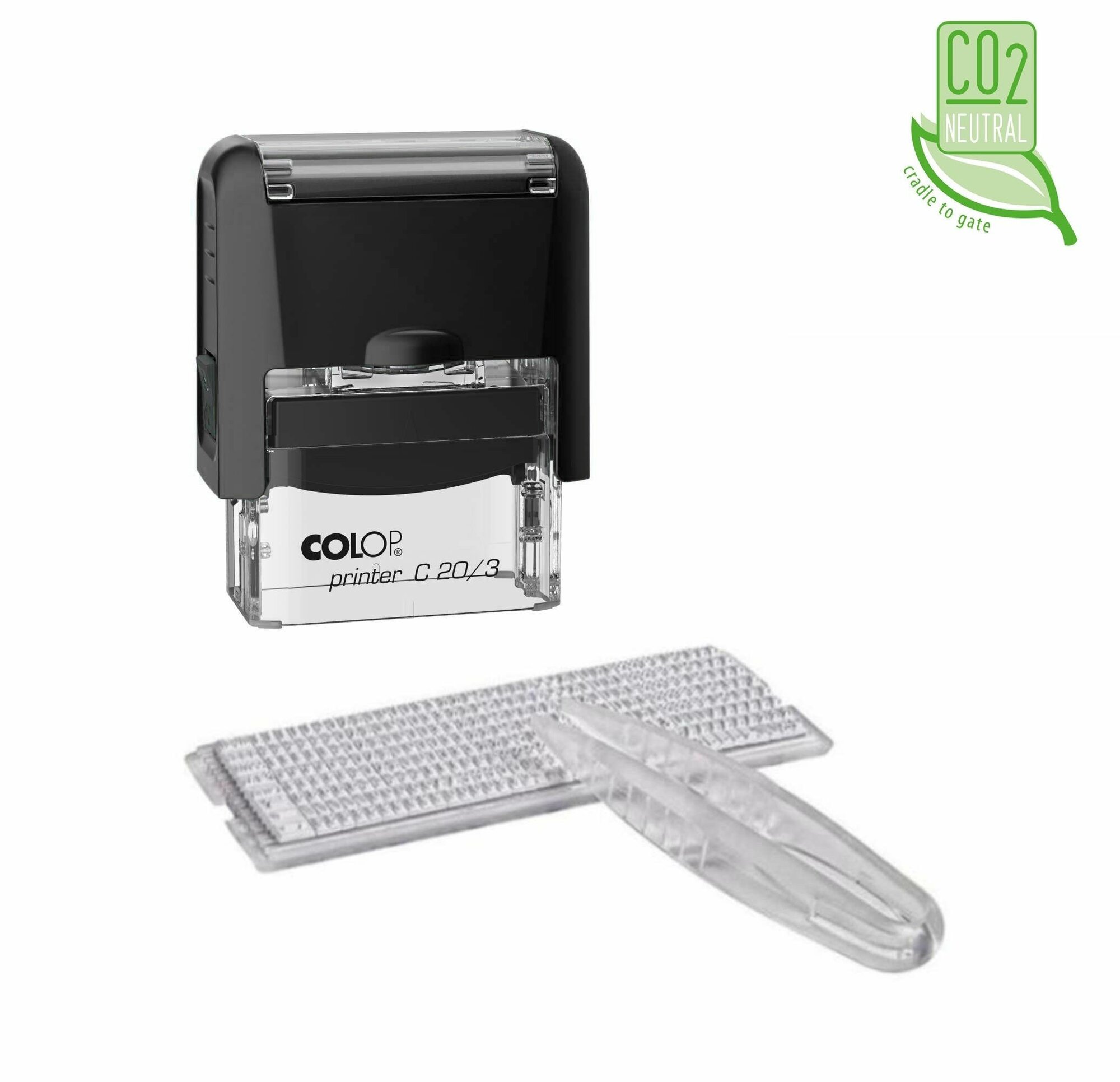 Штамп самонаборный 3 строки автоматический PRINTER C20/3 - SET Compac самонаборный штамп автоматический штамп 3-строчный