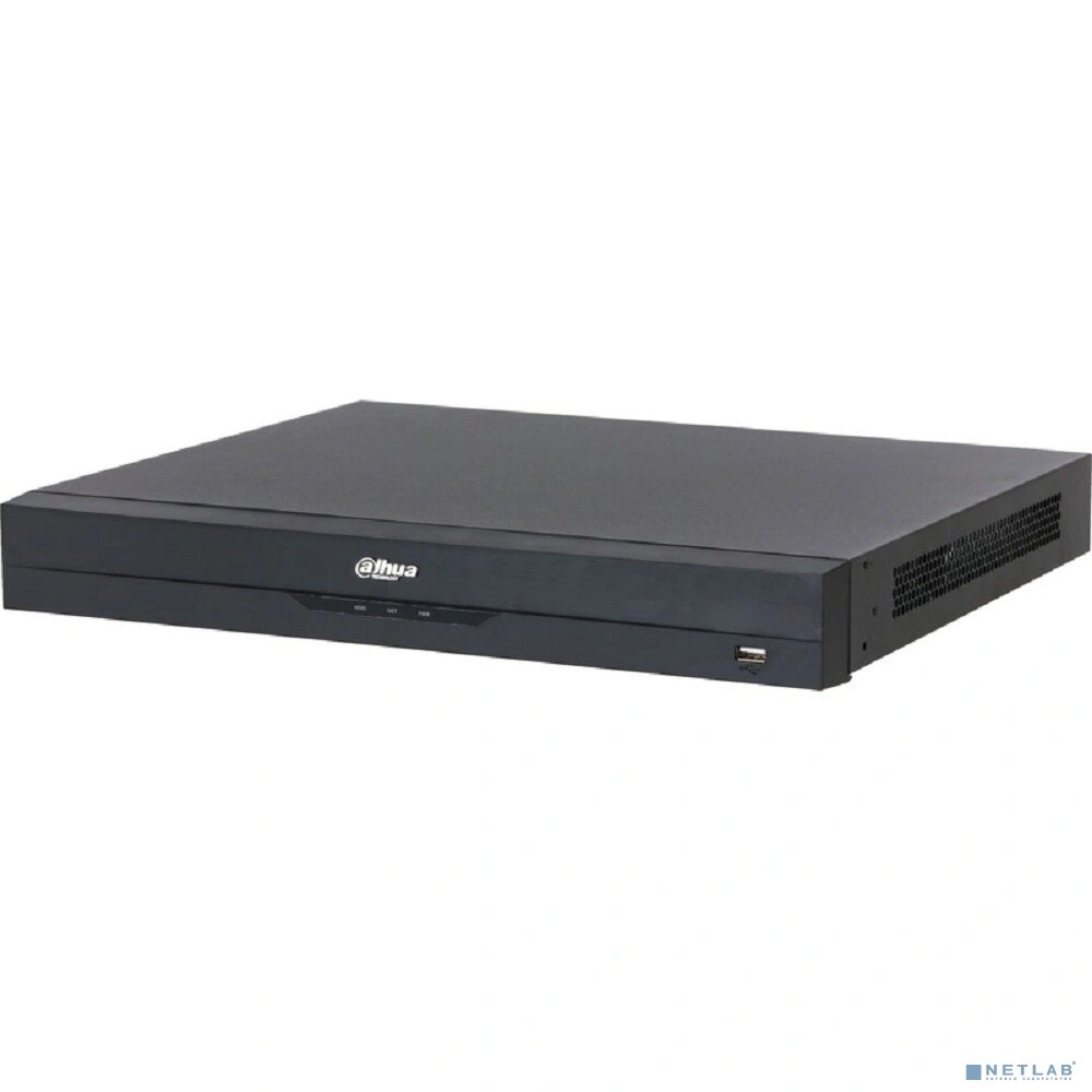 DAHUA DHI-NVR5216-8P-EI2 16-канальный IP-видеорегистратор c PoE до 448Мбит/с; 2 SATA III до 20Тбайт; 1 HDMI (8K), 1 VGA; 1 RJ45 1000Мбит/с, 8 RJ45 100Мбит/с (PoE/PoE+, до 130Вт, поддержка ePoE); трев