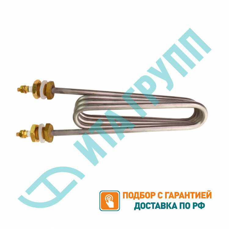 ТЭН для нагрева воды 6кВт L195мм 70A8,0/6,0 P 220 Ф7, нержавейка, 03.360