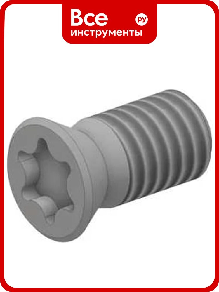 Винт М5 TORX T20 M50P080-128 для механического крепления пластин Русский Инструмент ri.486.119
