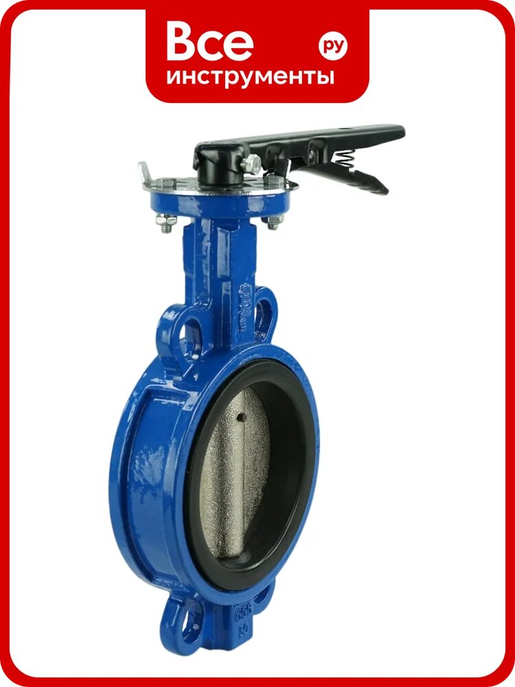 Дисковый поворотный затвор DN-ru GGG50-GGG40-EPDM Ду300 Ру16 с рукояткой D050-08313