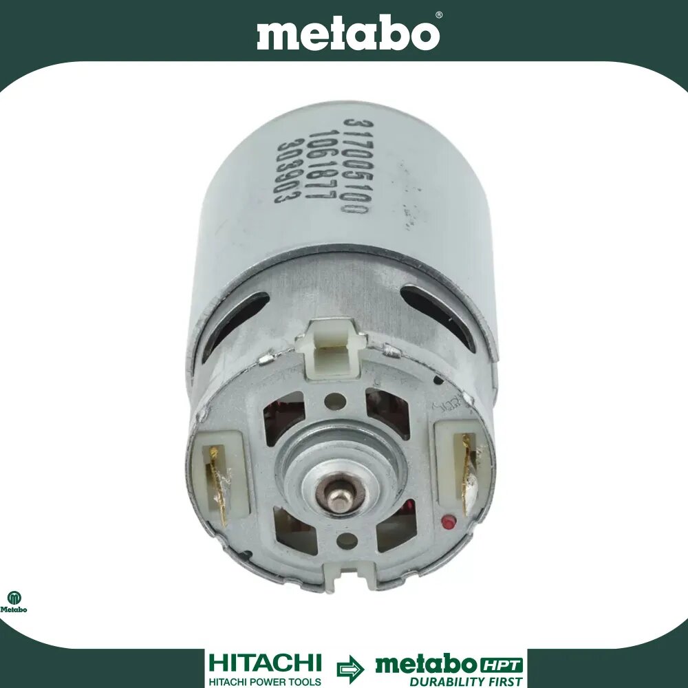 Двигатель 317005100 для аккумуляторных дрелей Metabo PowerMaxx BS 12V / 10.8V (совместим с 317005280)