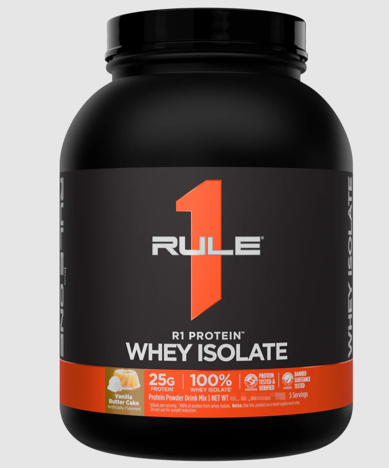 Rule One R1 PROTEIN Isolate, Изолят, 2.2 кг (Торт с ванильным маслом)