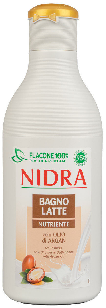 Пена-молочко для ванны Nidra питательное с аргановым маслом, 750мл, (1 шт)