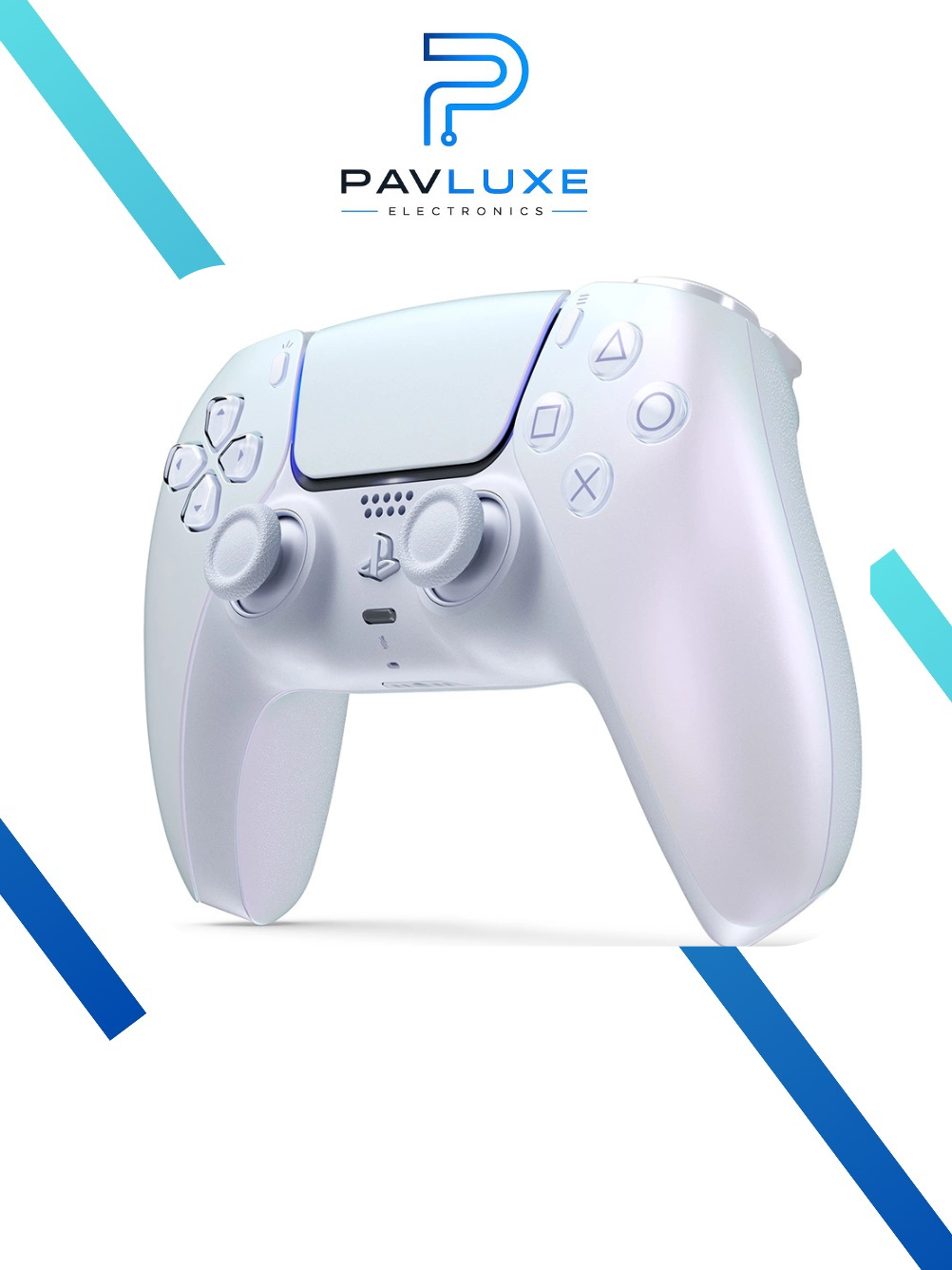 Геймпад Sony PS5 DualSense Chrome Pearl (Хромовая жемчужина)