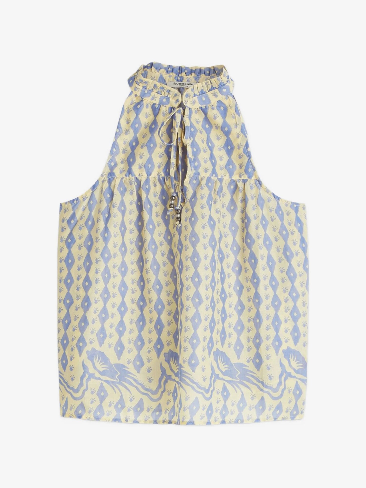 Блуза Sleeveless cotton blouse