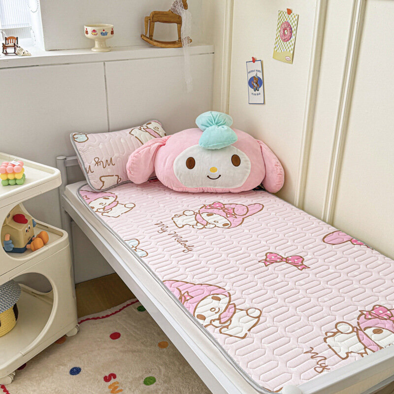 Охлаждающий коврик Sanrio My Melody из ледяного шёлка летний кондиционер детский мягкий матрас 90x200см с 1 наволочкой