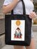 Сумка шоппер PRINTSHOT, фактура рельефная, черный