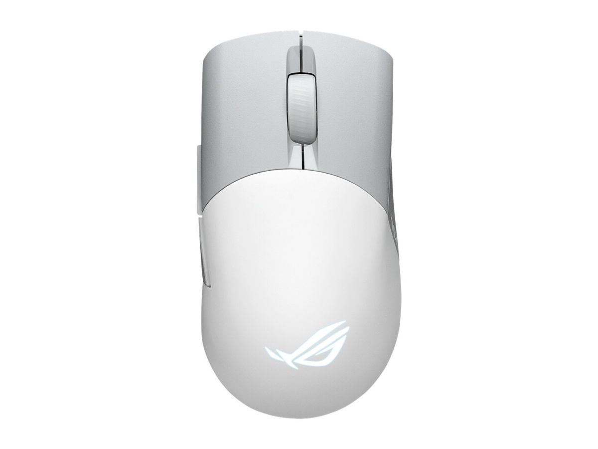 Мышь беспроводная ASUS ROG Keris Wireless AimPoint, 36000dpi, Bluetooth/ Wireless USB, RGB, 370mAh, Белый 90MP02V0-BMUA10