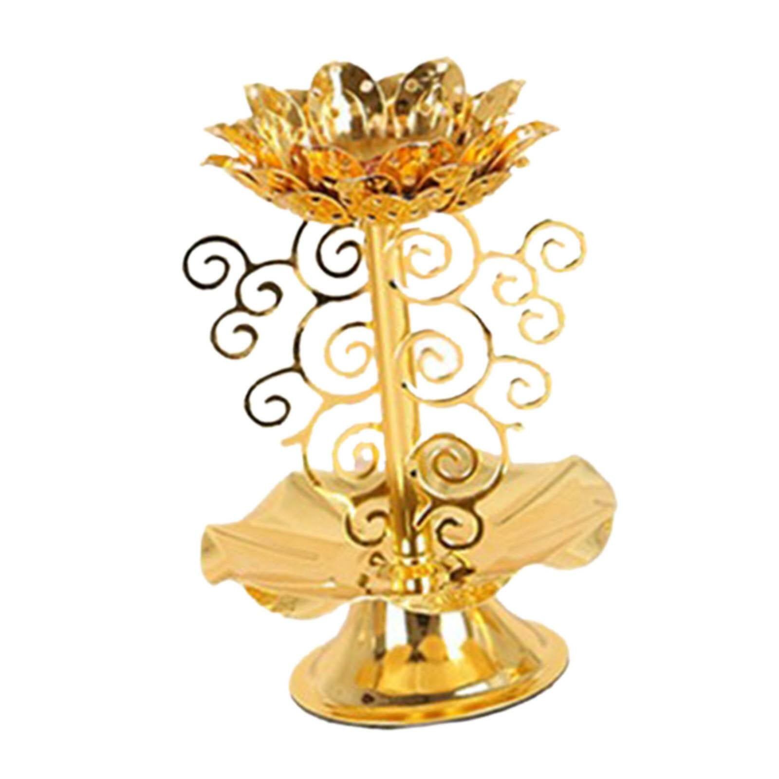 Ghee Lamp Holder Candle Holder Buddhist Altar Supplies Lotus Tibetan 211cm