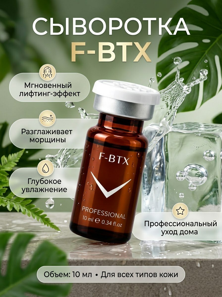 Fusion Mesotherapy F-BTX Гиалуроновая кислота пептиды, 1 шт x 10 мл