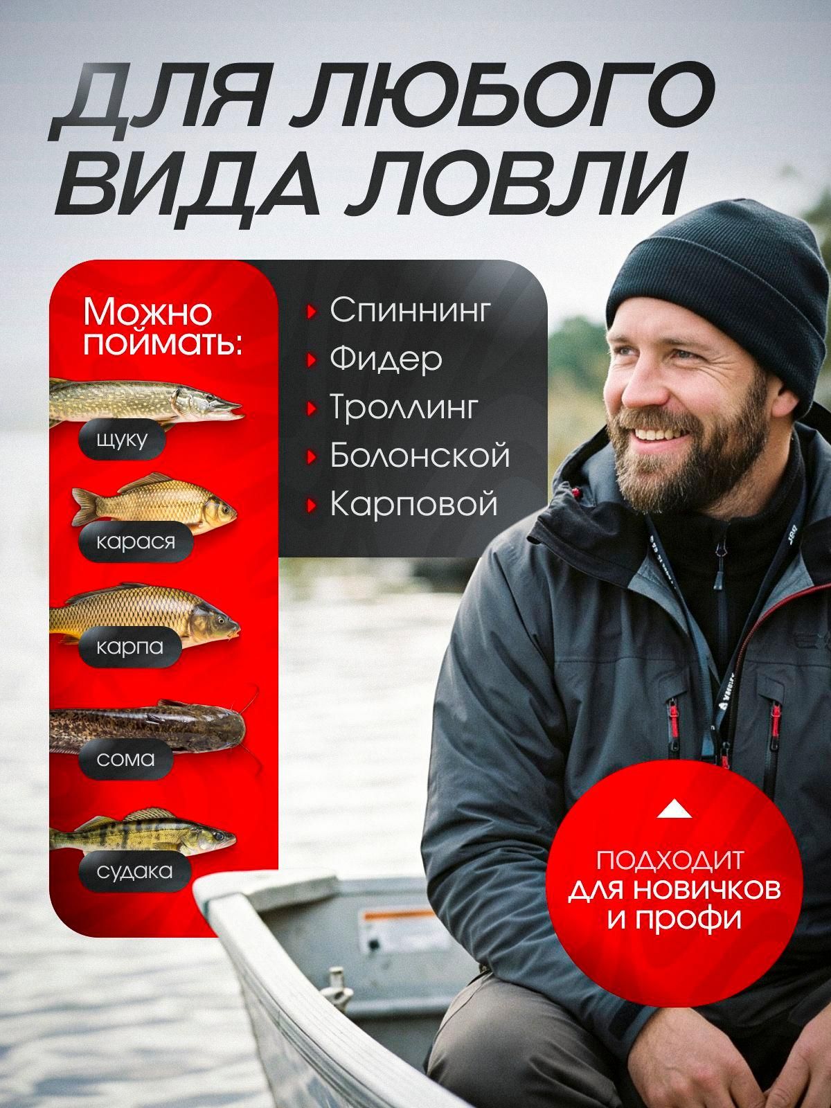 Рыболовная катушка 2000, металлическая шпуля, фрикцион до 8 кг, 5+1 подшипников — фото 1