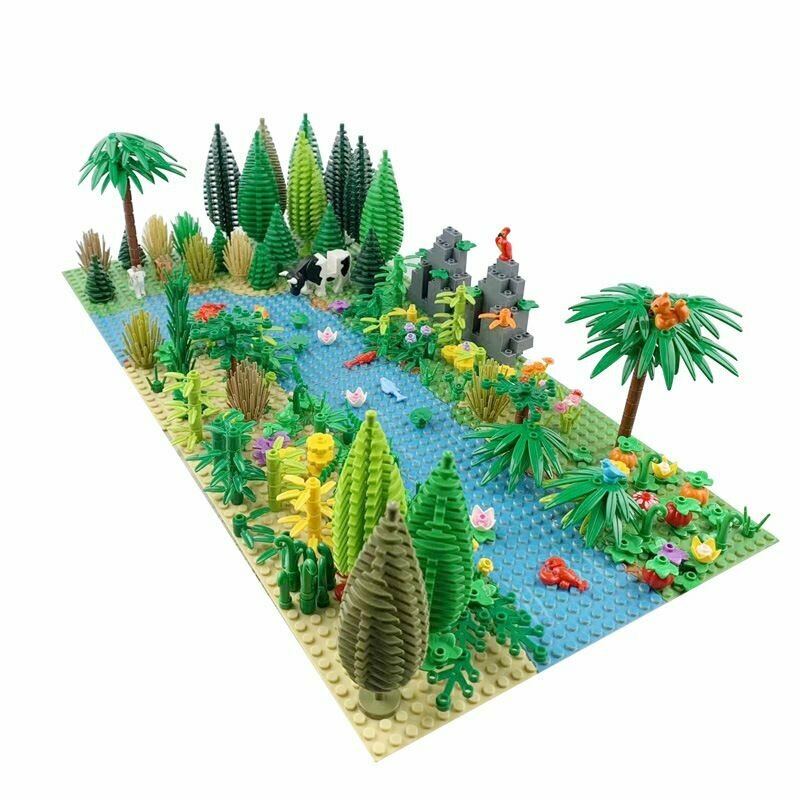 Игрушка-конструктор из тропического леса MOC