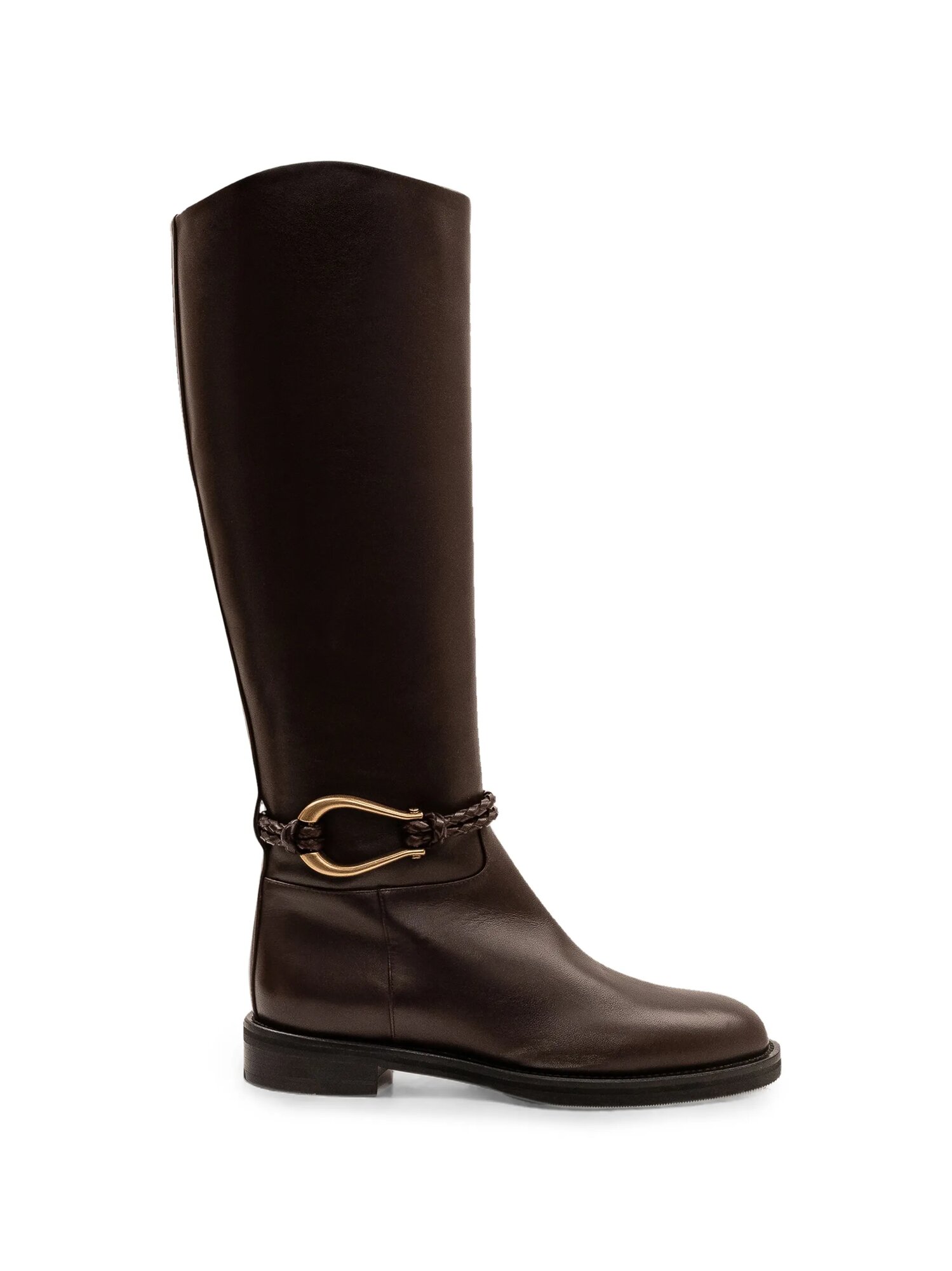 Ботинки Roberto Festa Braided buckle-detail boots