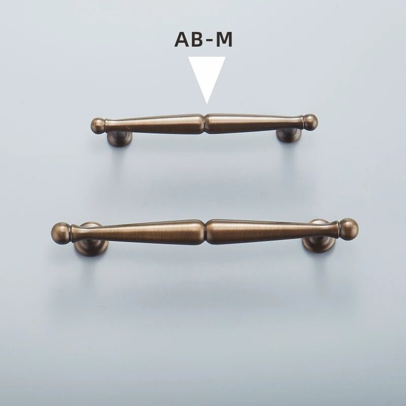Ручки для шкафов AB-M, латунные