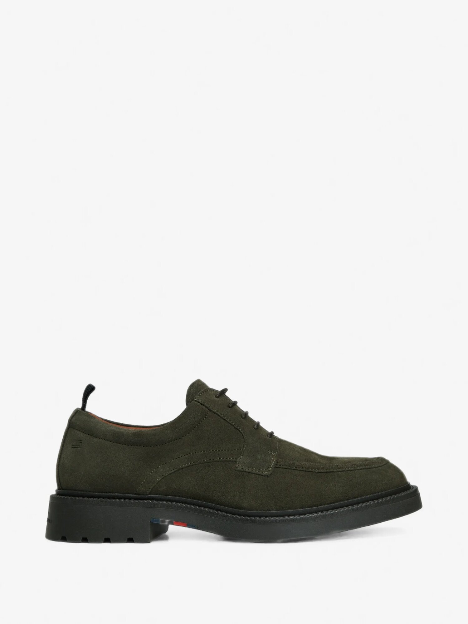 Туфли TOMMY HILFIGER Lace-up suede derby shoes