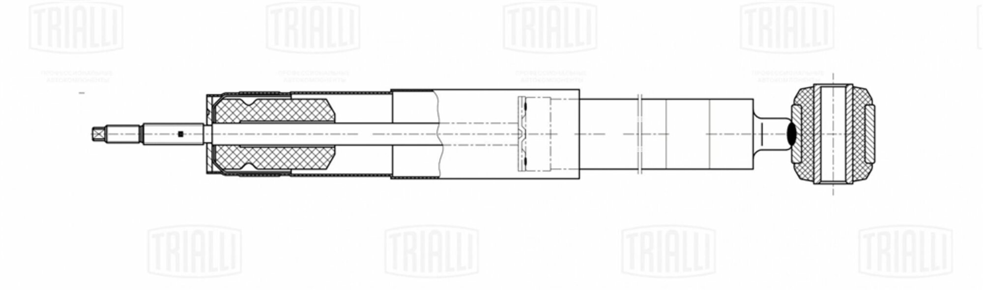 Амортизатор Для А/М Mercedes E (W124) (85-) Задн. Для А/М С Усил. Подвеской (TRIALLI AG15513)