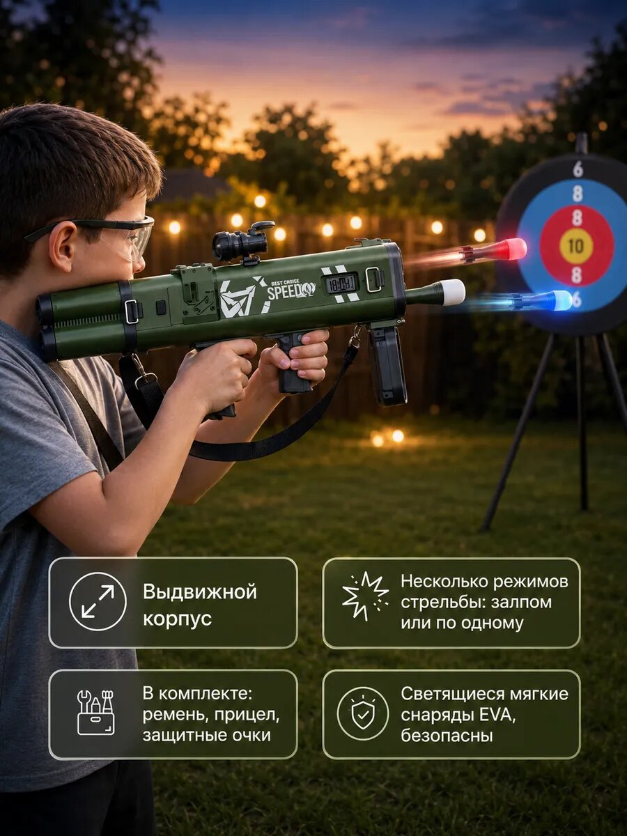Ракетная установка M202 с 4 светящимися ракетами
