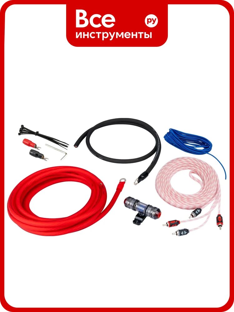 Комплект кабелей для усилителя AURA 2x4AWG AMP-1204