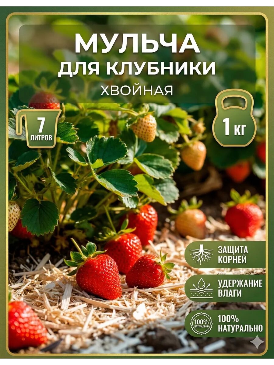 Мульча для клубники 1кг
