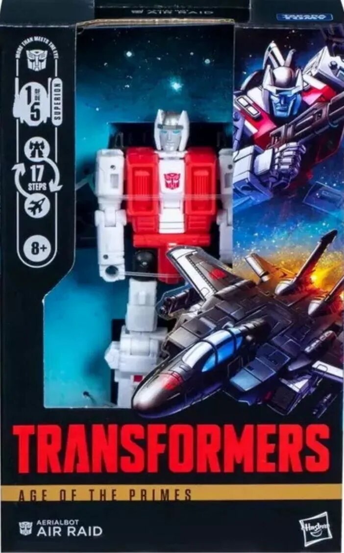 Трансформеры игрушки Hasbro Transformers: Age of the Primes Deluxe Class Aerialbot Air Raid 14cm G1032