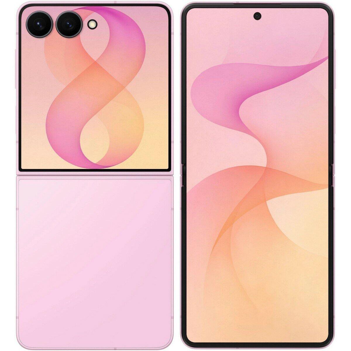 Смартфон Samsung Galaxy Z Flip 8, Nano SIM+eSIM, 12/512Gb, Pink (Розовый)