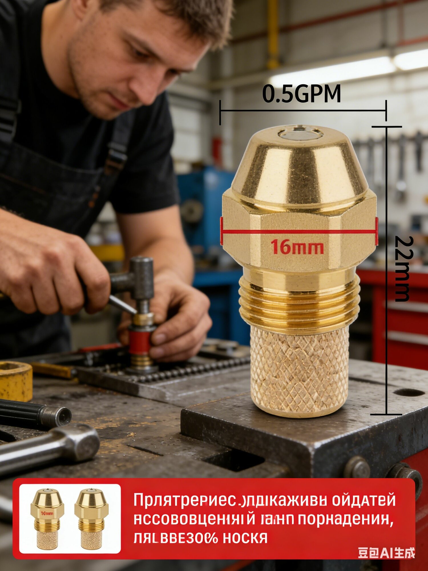 Форсунка для дизельного котла 0.30*80 H