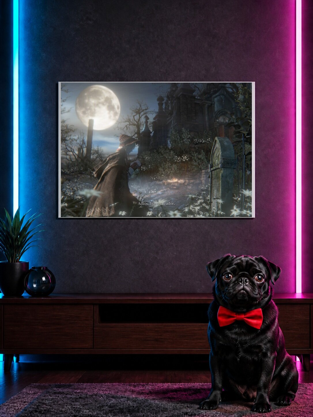 Плакат Bloodborne — премиальный игровой арт для тематичес A3