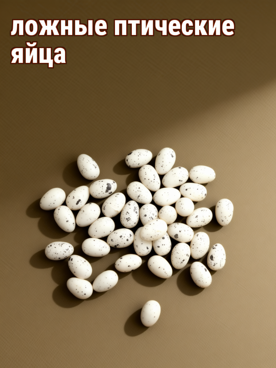 100 Штук Твердые Ложные Голубиные ЯйцаDIY Граффити Фальшивые Голубиные Яйца Креативный Декор 3 2Cm