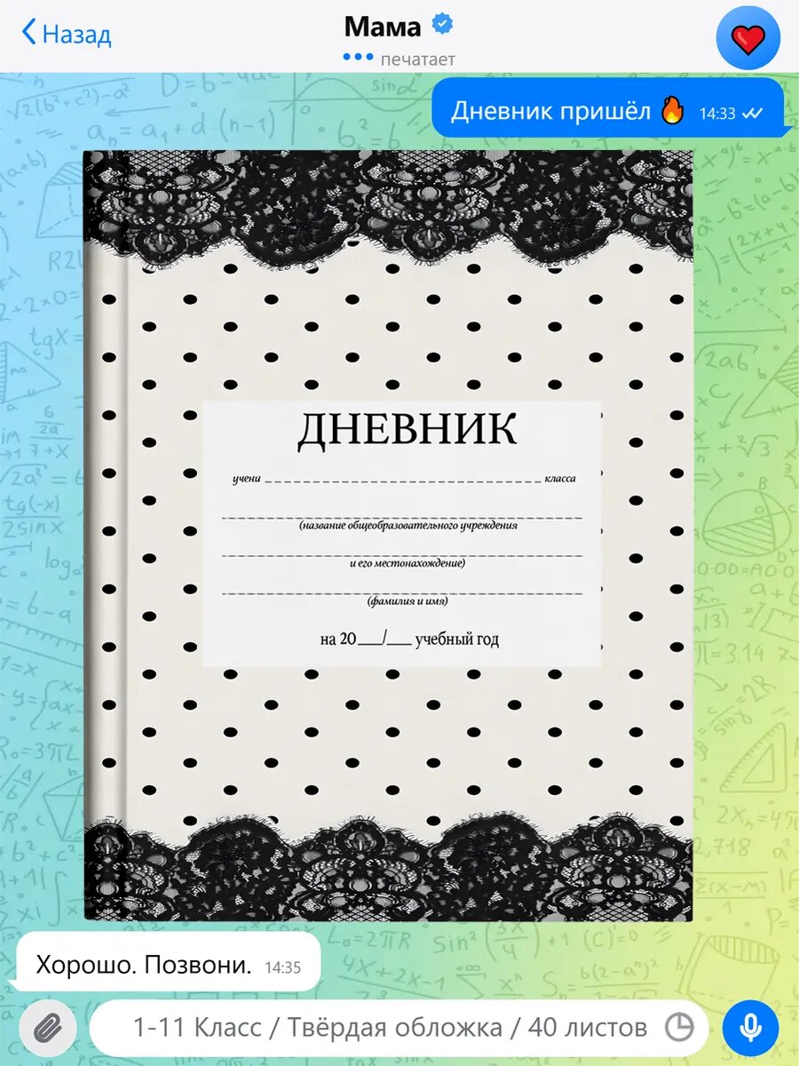 Школьный дневник с принтом y2k pinterest